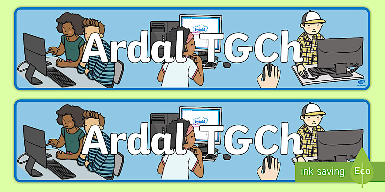 Baner Arddangosfa Ardal TGCh (Teacher-Made) - Twinkl