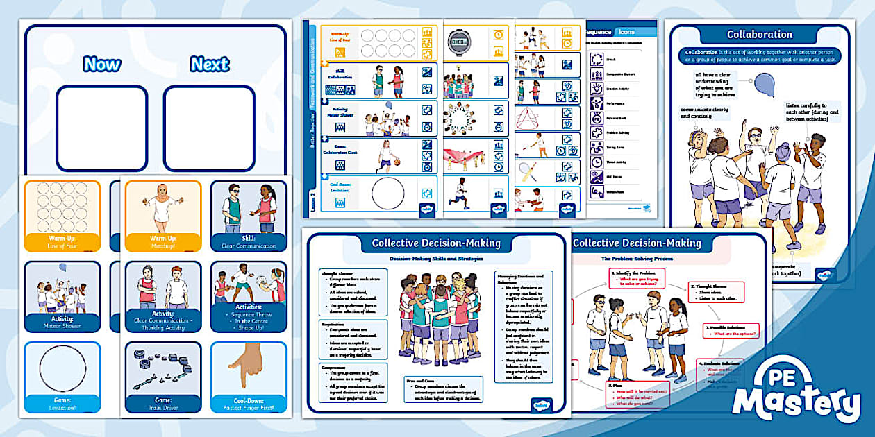 PE Mastery: Teamwork & Communication Inclusive Support Pack