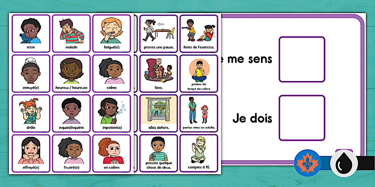 Self-Regulation Strategy Board French (teacher made)