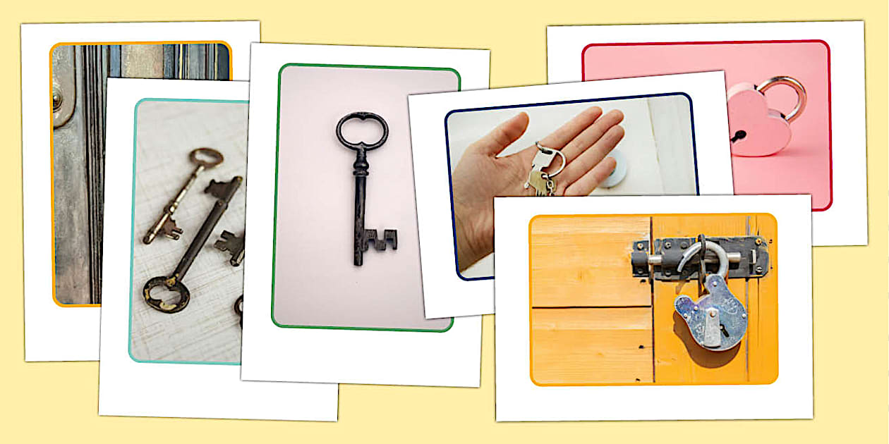 Locks and Keys Display Photos (teacher made) - Twinkl