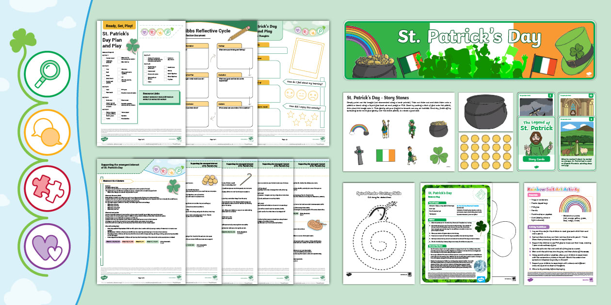 St. Patrick's Day Plan and Play Pack (teacher made) - Twinkl