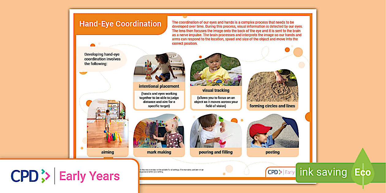 Hand-Eye Coordination | Fine Motor Skills | CPD | Twinkl