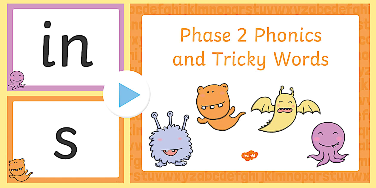 Phase 2 Phonics and Tricky Words Assessment PowerPoint