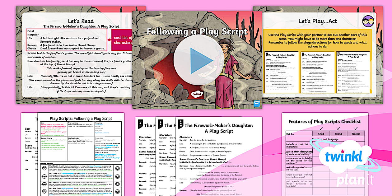 Explorers: The Firework-Maker’s Daughter: Play Scripts 1 Y3 Lesson Pack To