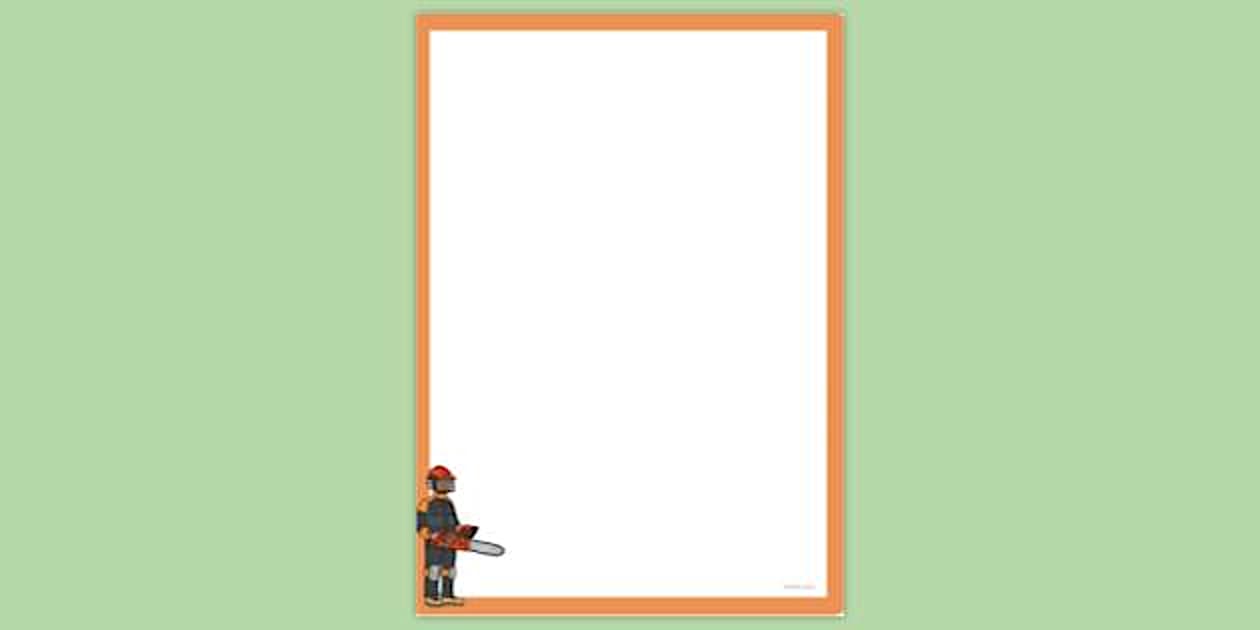 Forester Page Border | Page Borders | Twinkl