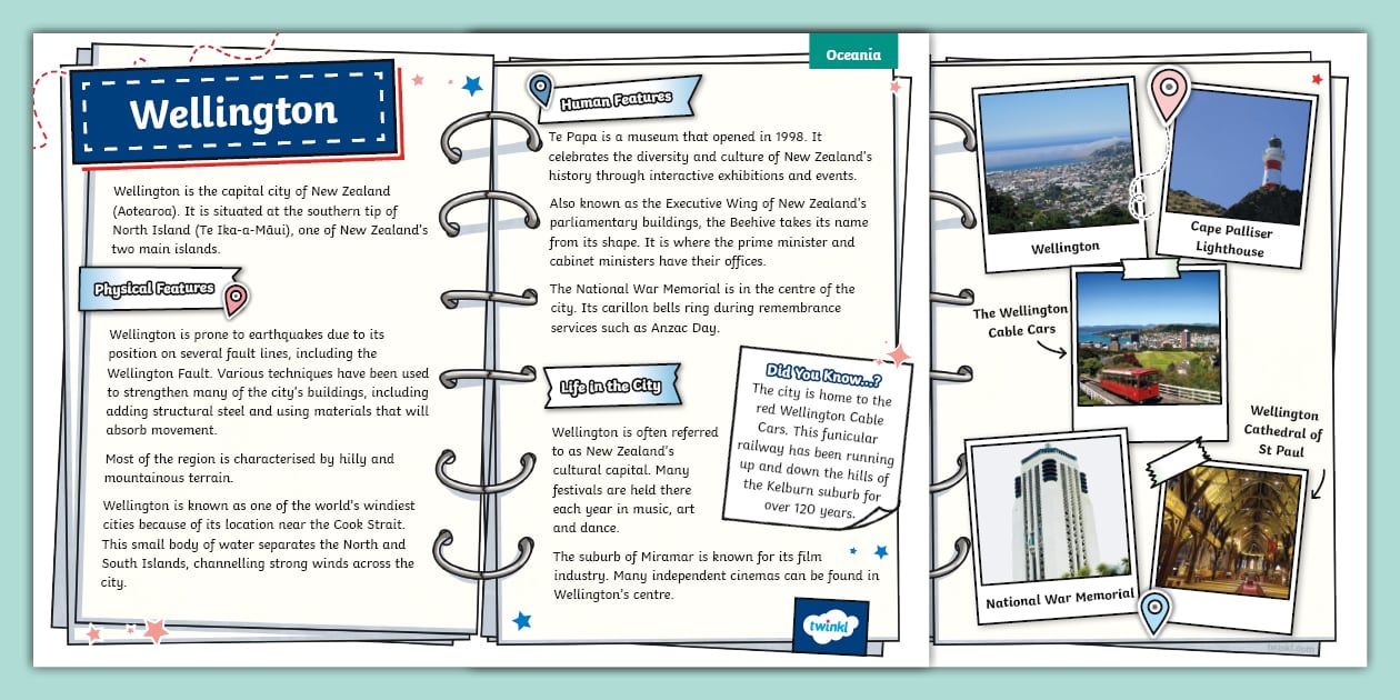 KS2 Wellington Fact File (teacher made) - Twinkl