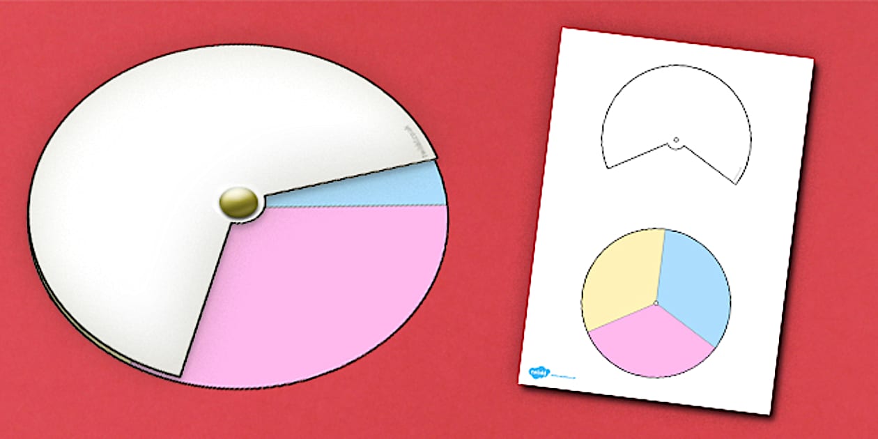 Interactive Notebook Spinner 1 3rd (teacher made) - Twinkl