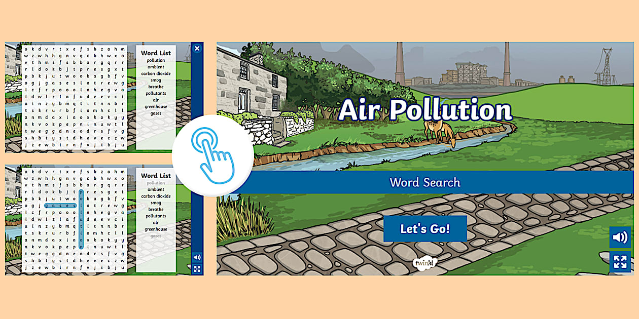 Interactive Air Pollution Word Search | Twinkl Go! - Twinkl