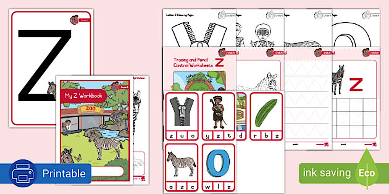 Grade R Phonics Pack Z (teacher made) - Twinkl