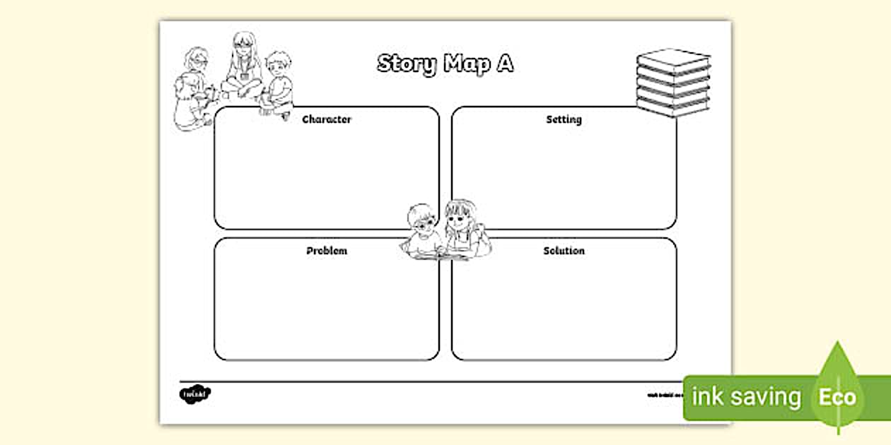 Editable Story Map A Worksheet (teacher made) - Twinkl