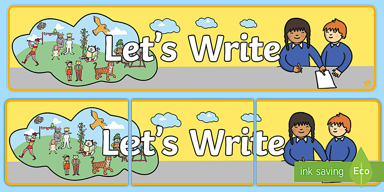 👉 Story Writing Display Banner (teacher made) - Twinkl