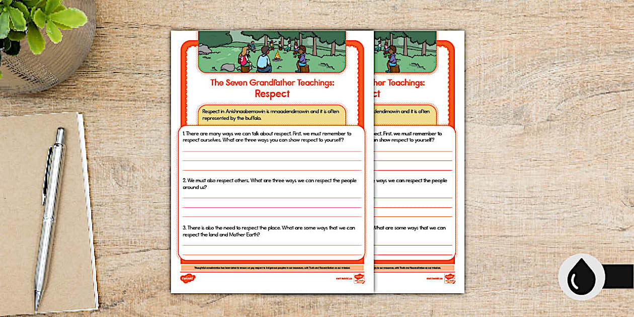 FREE! - The Seven Grandfather Teachings: An Activity about Respect