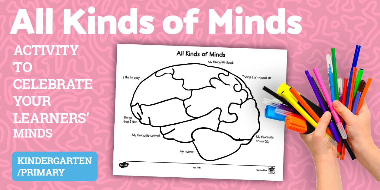 All Kinds of Minds Activity Sheet