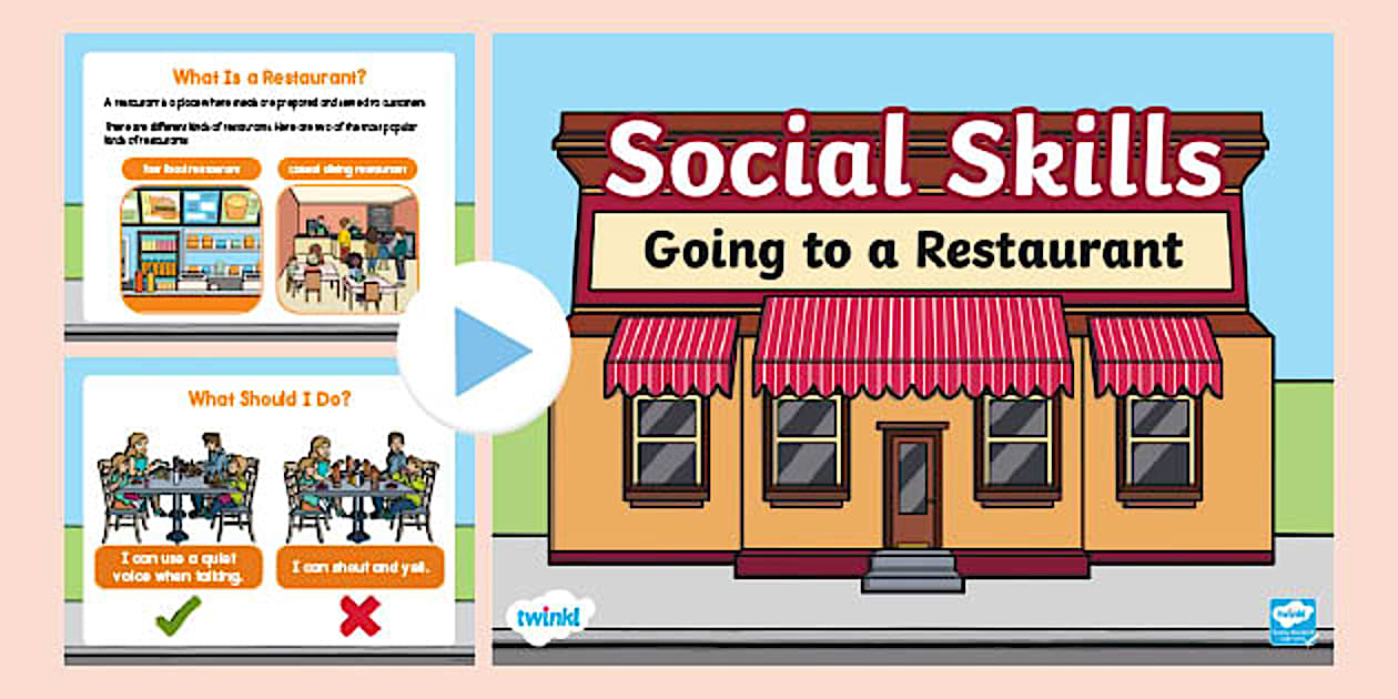 PowerPoint:Social Skills- Going to a Restaurant in South Africa