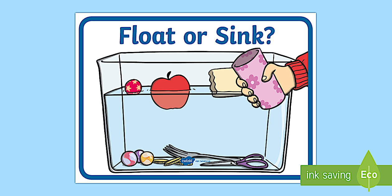 Float or Sink? Poster (teacher made) - Twinkl