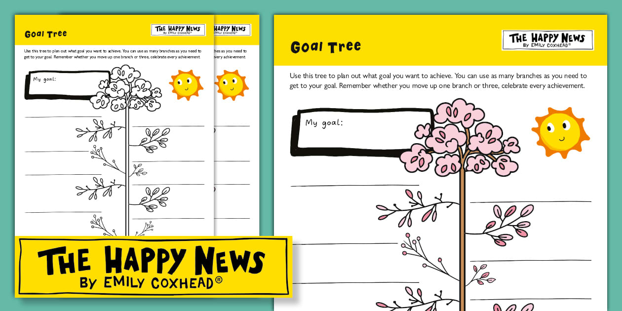 The Happy Newspaper Issue 37: Goal Tree (teacher made)