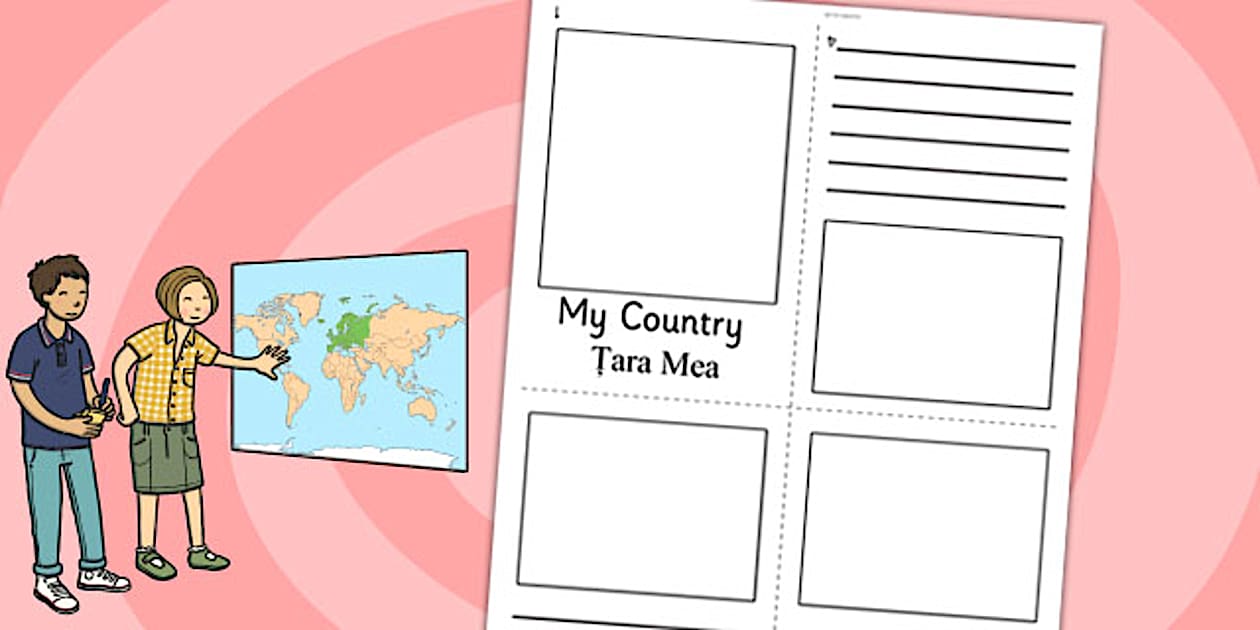 My Country Mini Book Romanian Translation (Teacher-Made)