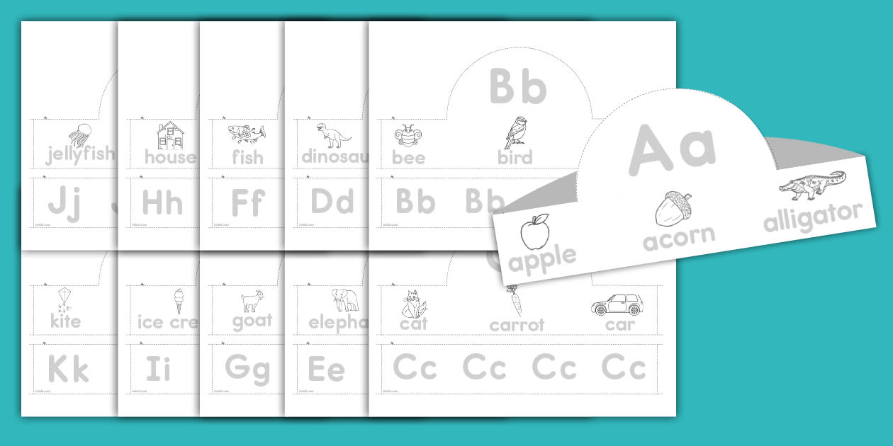 Alphabet Hats Pack for PreK-K (teacher made) - Twinkl