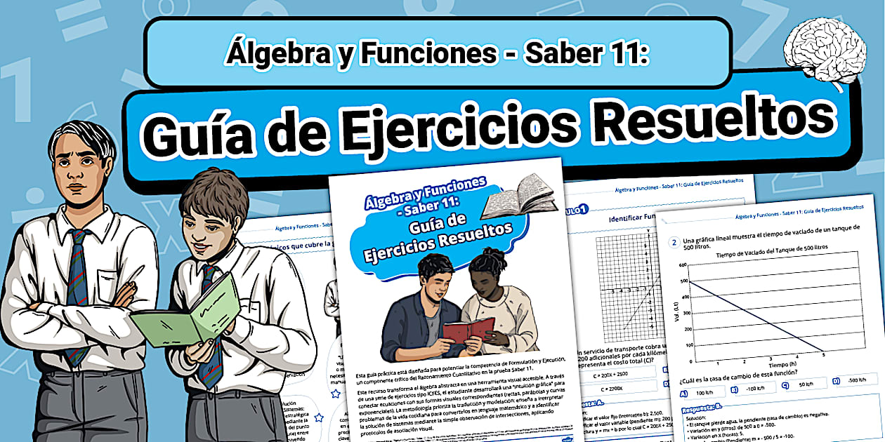 Ejercicios Saber 11: Álgebra y Funciones - Twinkl Colombia