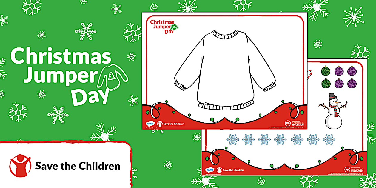 FREE! - Design a Christmas Jumper | Christmas Jumper Day | Twinkl