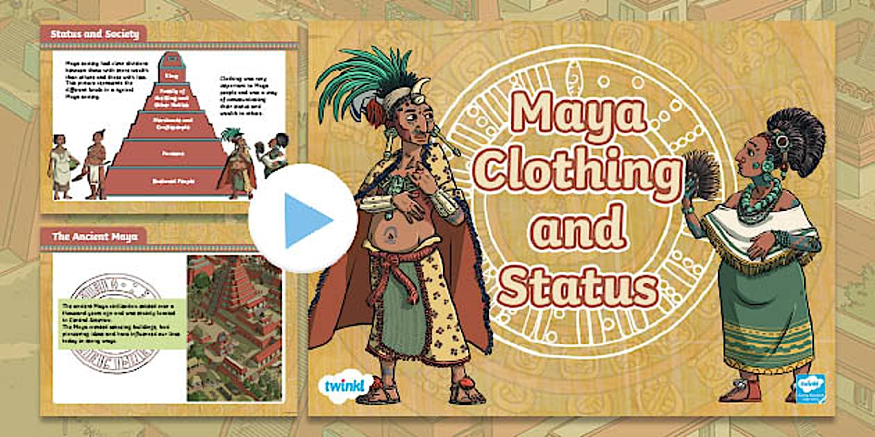 Maya Clothing and Status KS2 PowerPoint | Twinkl Originals