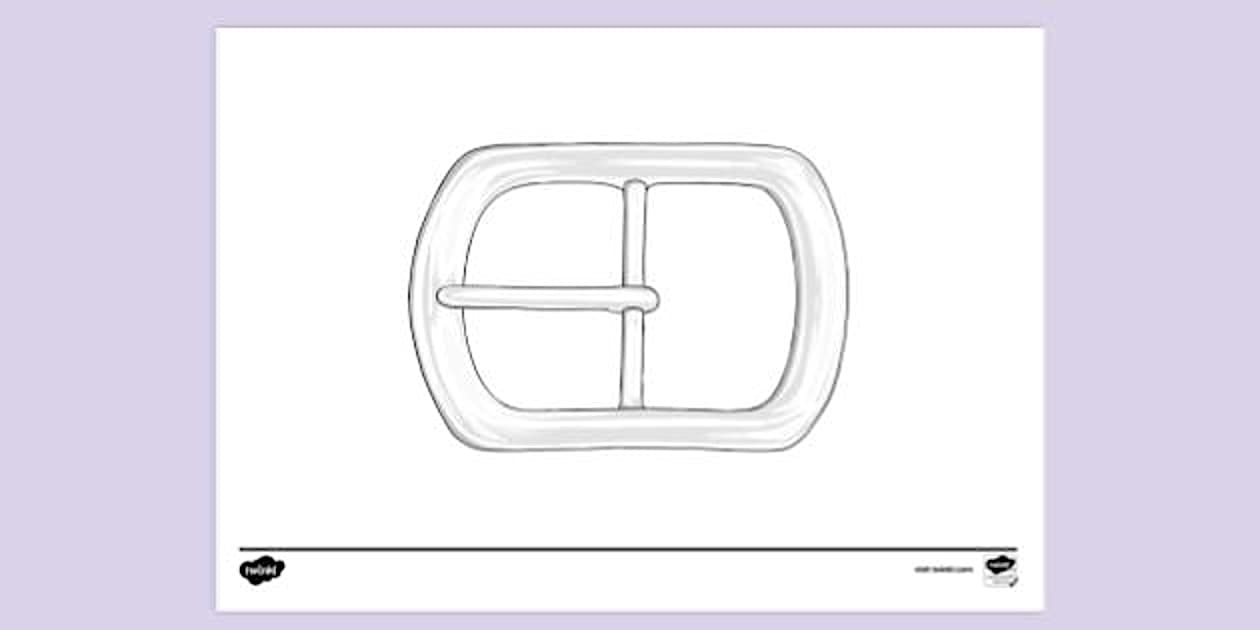 Buckle Colouring Sheet | Colouring Sheet (Teacher-Made)