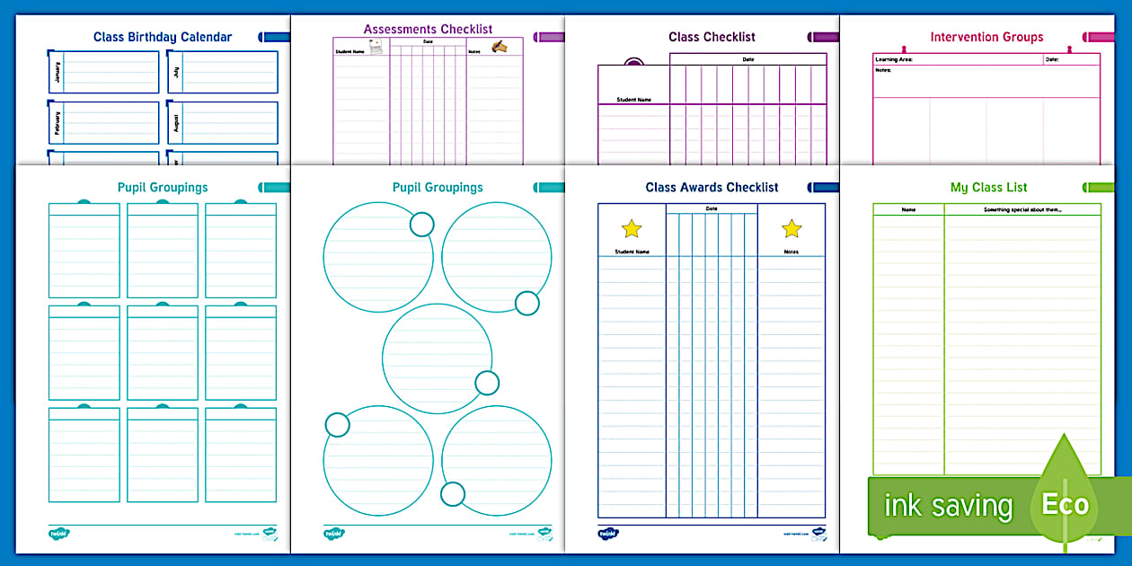 Editable Class Lists Resource Pack (teacher made) - Twinkl