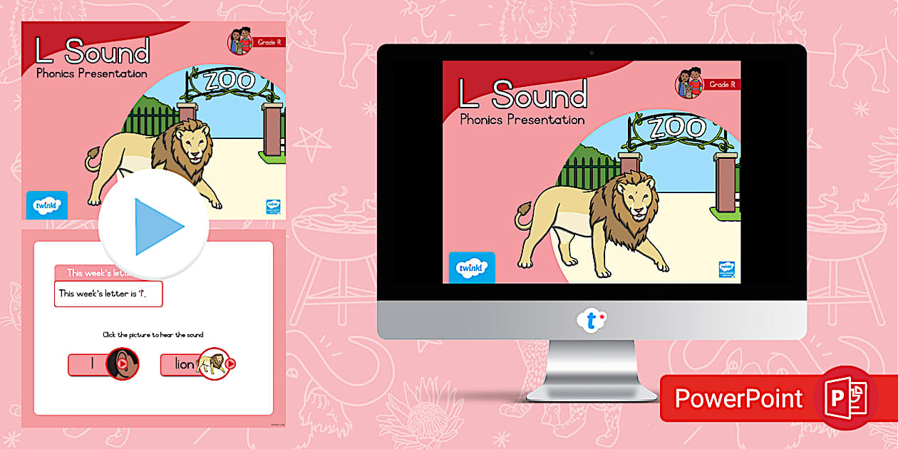 Grade R Phonics: Letter l: PowerPoint Presentation - Twinkl
