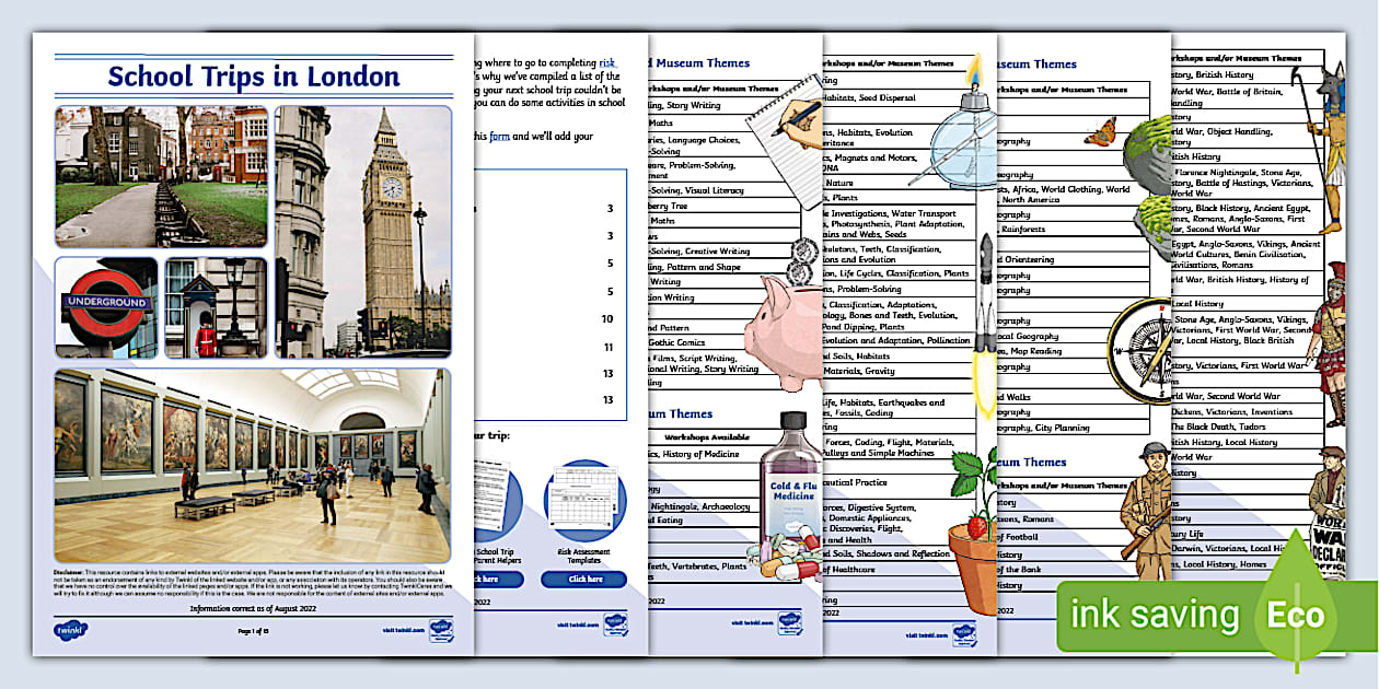 School Trip Ideas to London - School Trips Guide - KS2