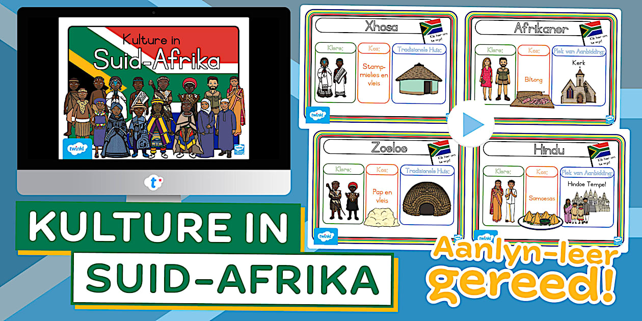 Grondslagfase - Lewensvaardighede - Aanvangskennis - Kulture in Suid-Afrika