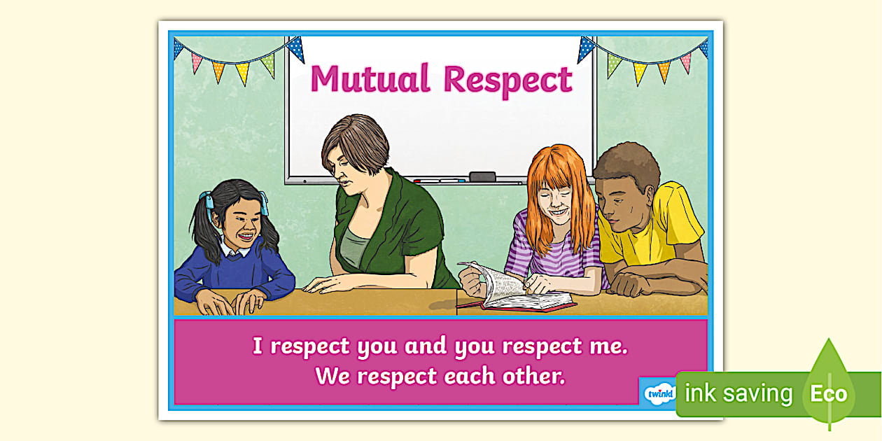 "Why is Mutual Respect Important?" Poster (teacher made)
