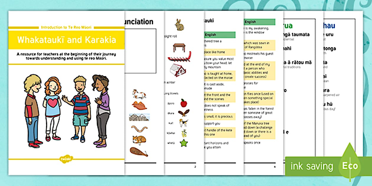 Whakataukī and Karakia Examples Booklet | Twinkl - Twinkl