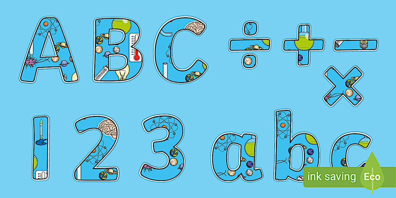 Science Display Lettering (Teacher-Made) - Twinkl
