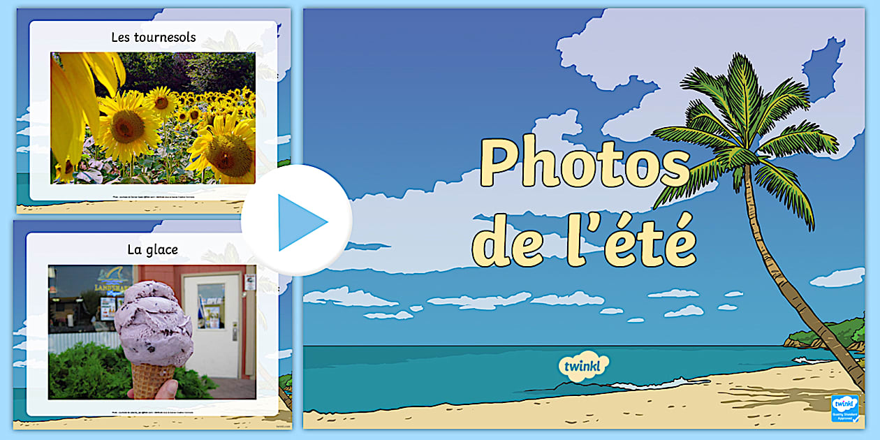 PowerPoint : Photos de l'été (teacher made) - Twinkl