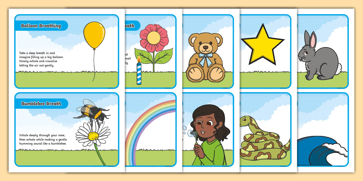Educator Wellbeing Breathing Cards