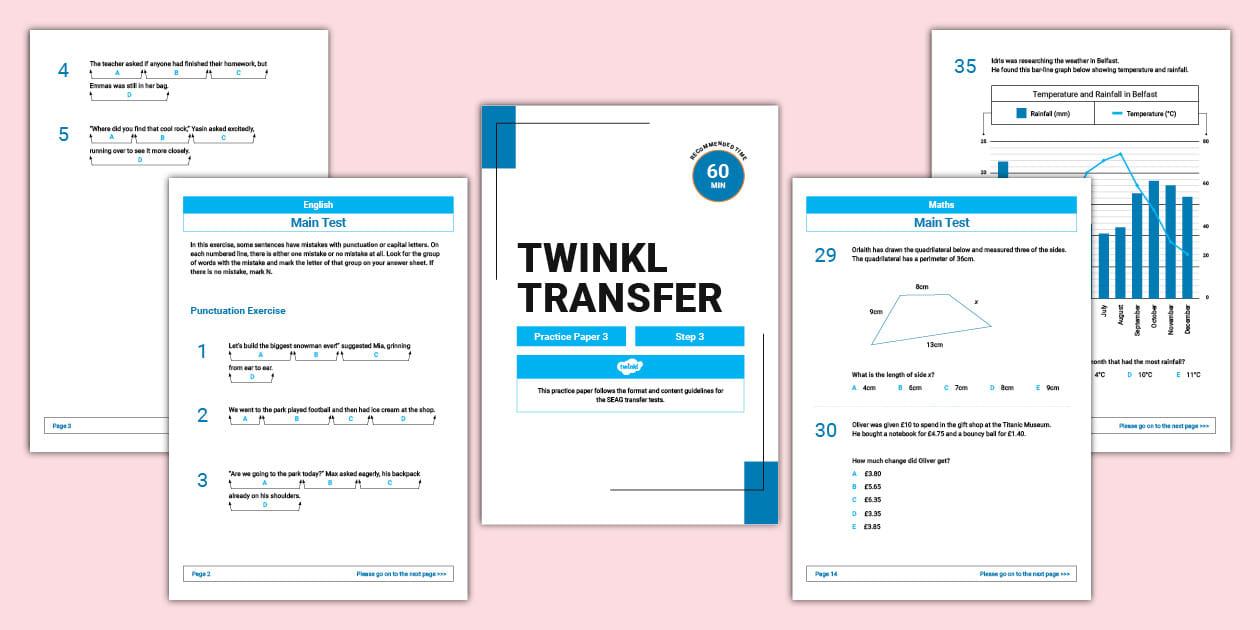 Transfer Test Step 3 Practice Paper 3 (l'enseignant a fait)