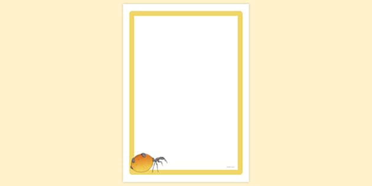 Honey Ant Page Border (Teacher-Made) - Twinkl