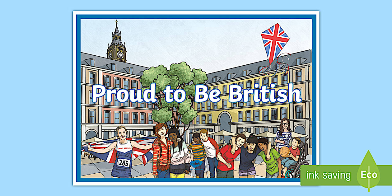 Proud to Be British Display Poster (teacher made) - Twinkl