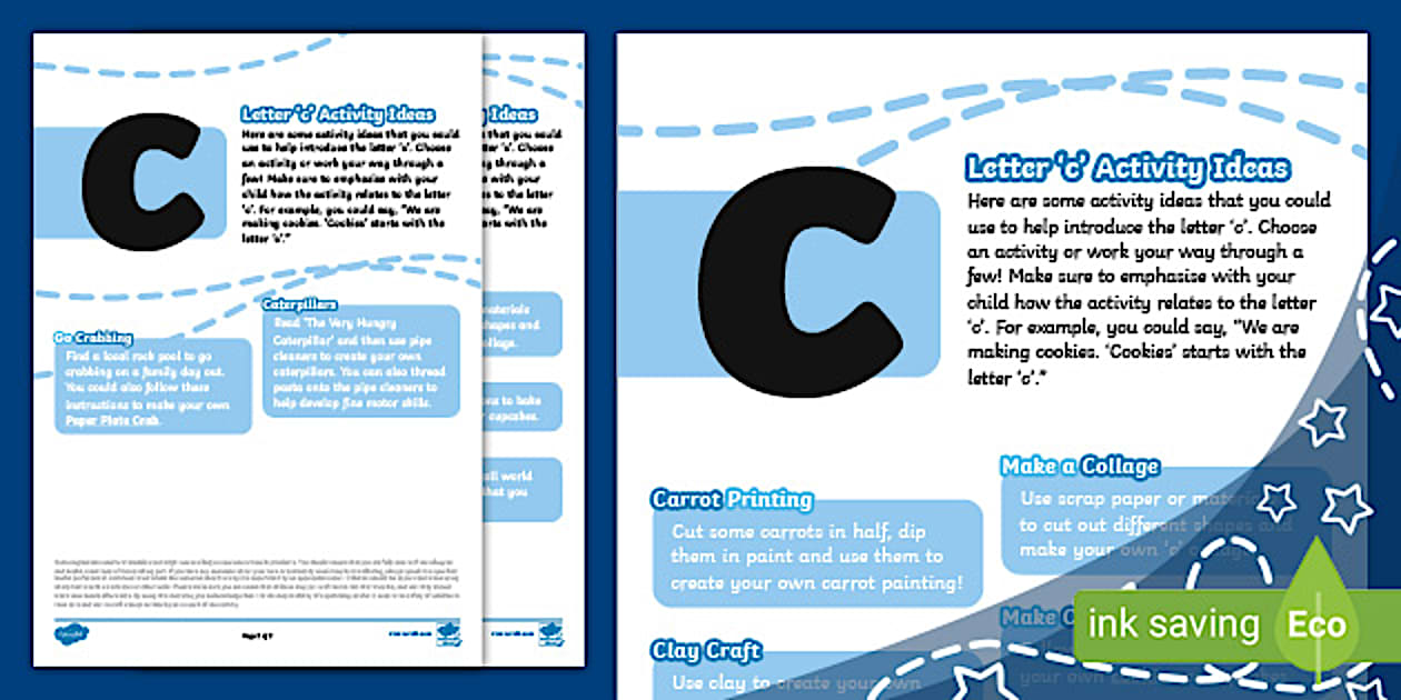 Letter 'c' Activity Ideas