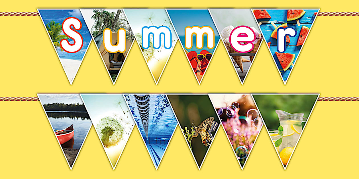 Summer Bunting for Classroom Displays | Twinkl USA - Twinkl