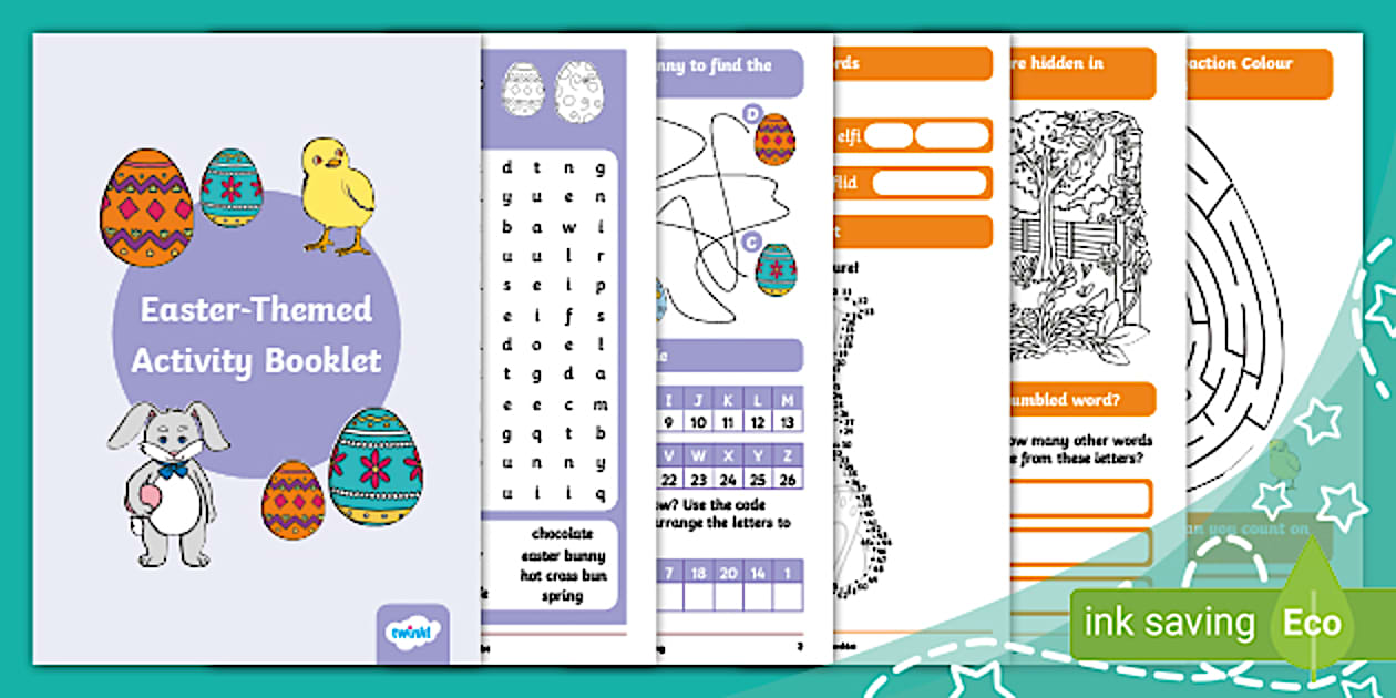 Easter-Themed Activity Booklet (teacher made) - Twinkl