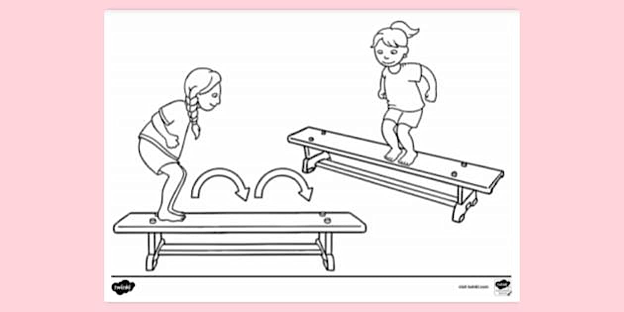 Gym Colouring Sheet | Colouring Sheets (teacher made)