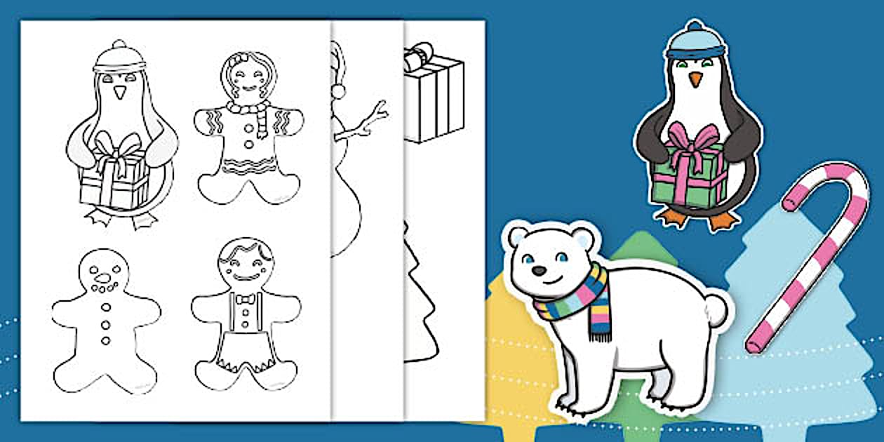 Snowball Soiree Cutouts (Hecho por educadores) - Twinkl