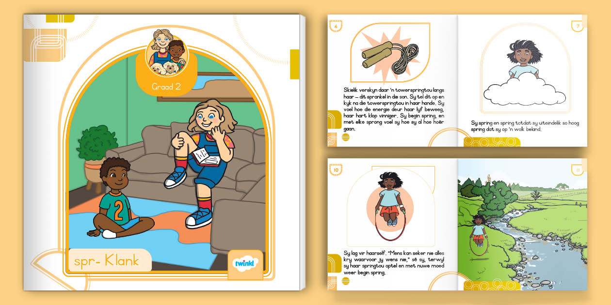 Graad 2 Klanke spr- e-boek (teacher made) - Twinkl