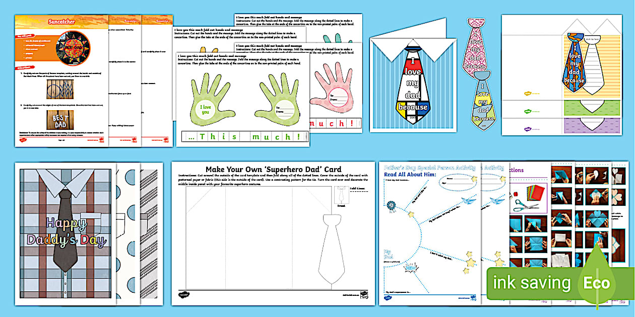 Father's Day or Special Person Resource Pack (teacher made)