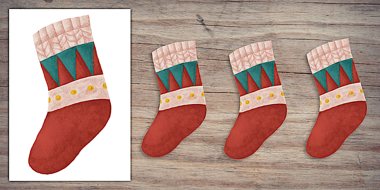 Christmas Printable Stocking Decor... | Twinkl Party