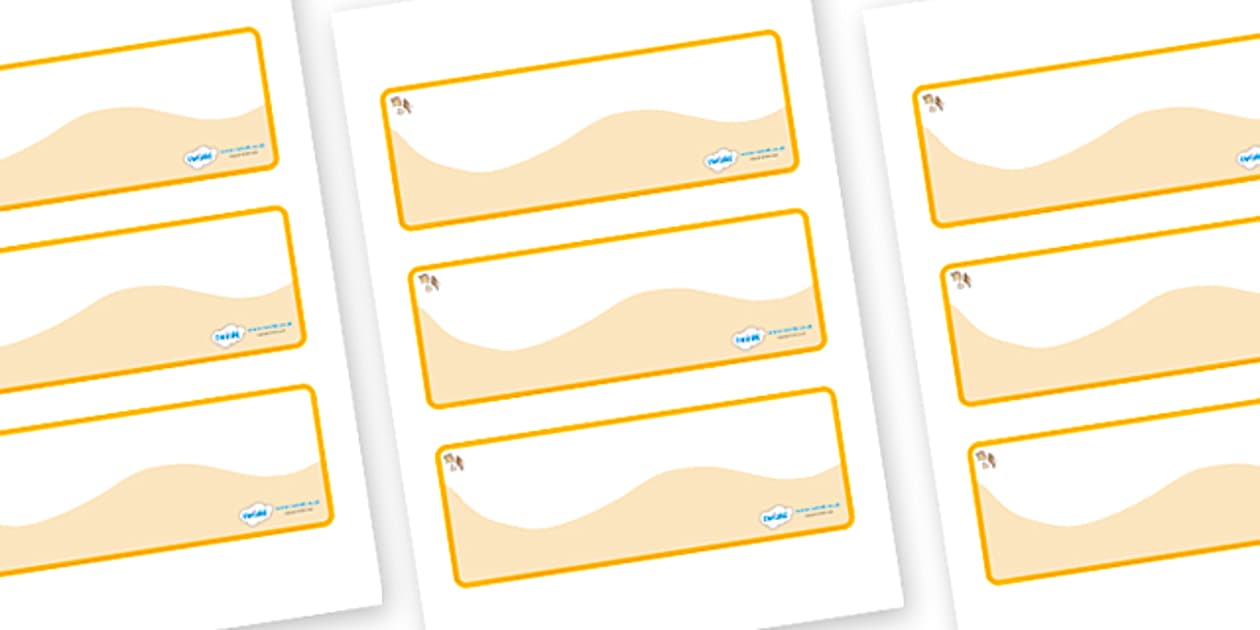 Welcome to our class - shell Themed Editable Drawer-Peg-Name Labels