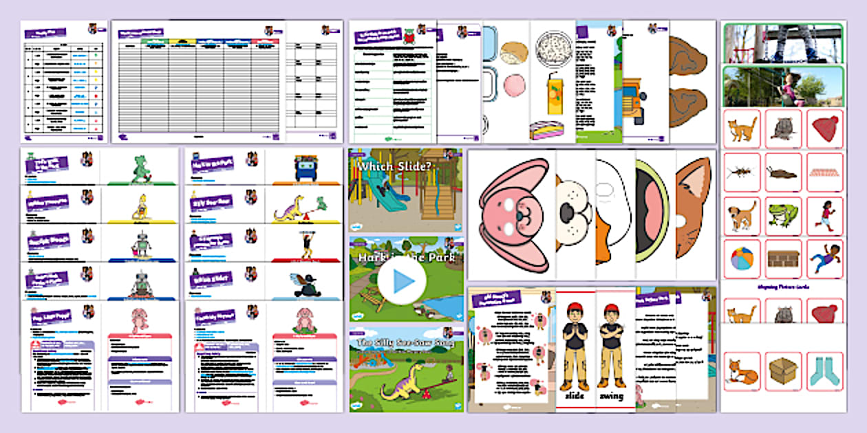 Level 1: Week 26: Weekly Lesson Pack: The Park - Twinkl