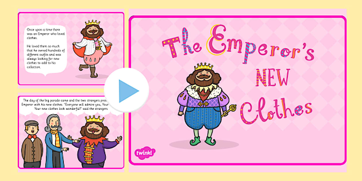 The Emperor's New Clothes PowerPoint (teacher made) - Twinkl