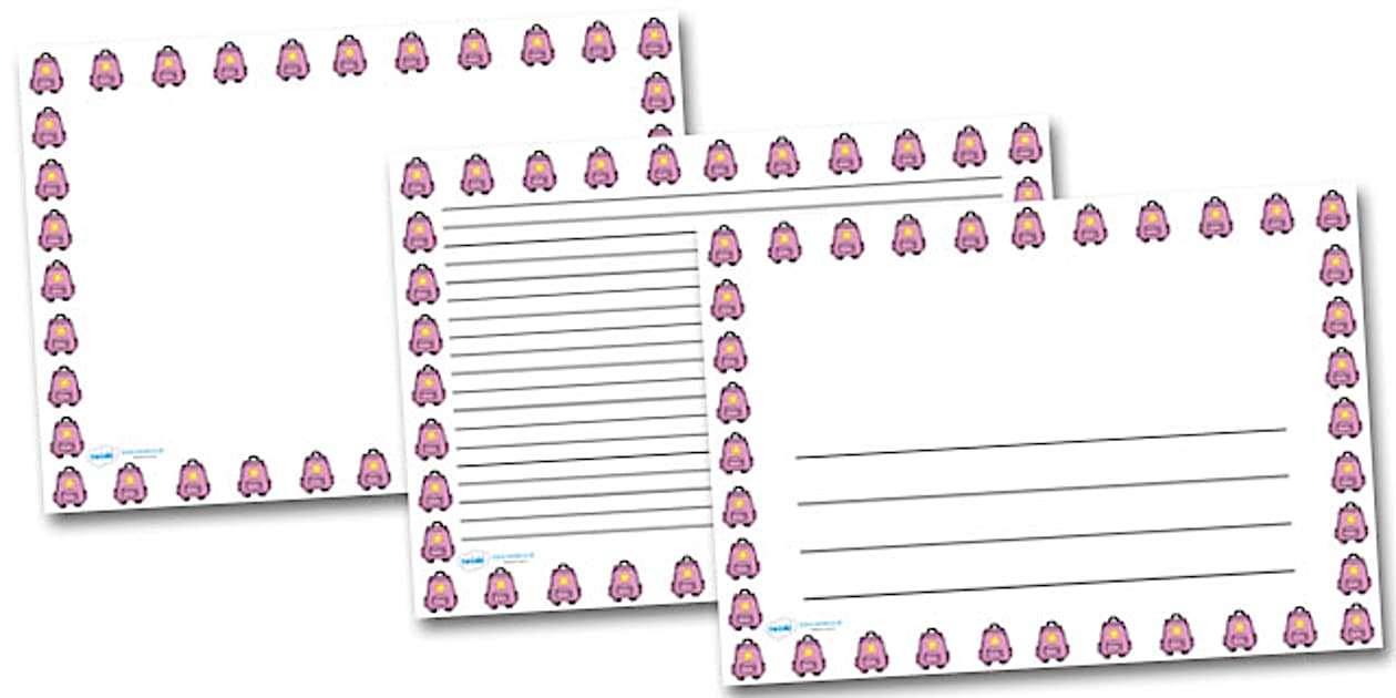 Rucksack Landscape Page Borders- Landscape Page Borders